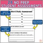 3rd Grade Word Study Printables & Assessments BUNDLE - editable ...