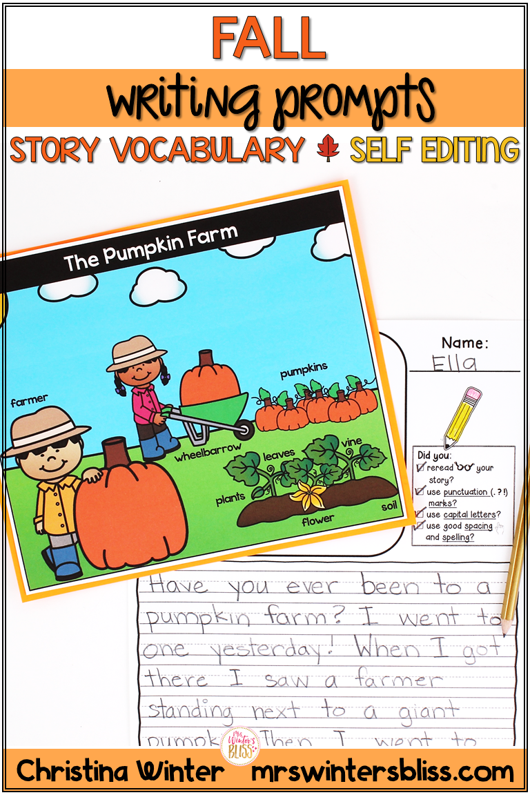 Fall Writing Prompts - printable & digital - Lead in Literacy ...