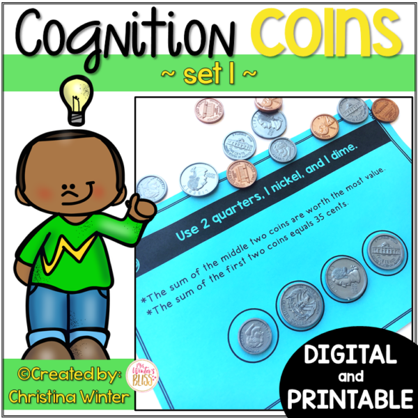 Math Logic Puzzles - Coin Counting - set 1 - Lead in Literacy ...