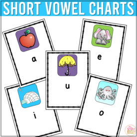 Vowel Anchor Charts - Lead in Literacy - Resources For Kindergarten ...
