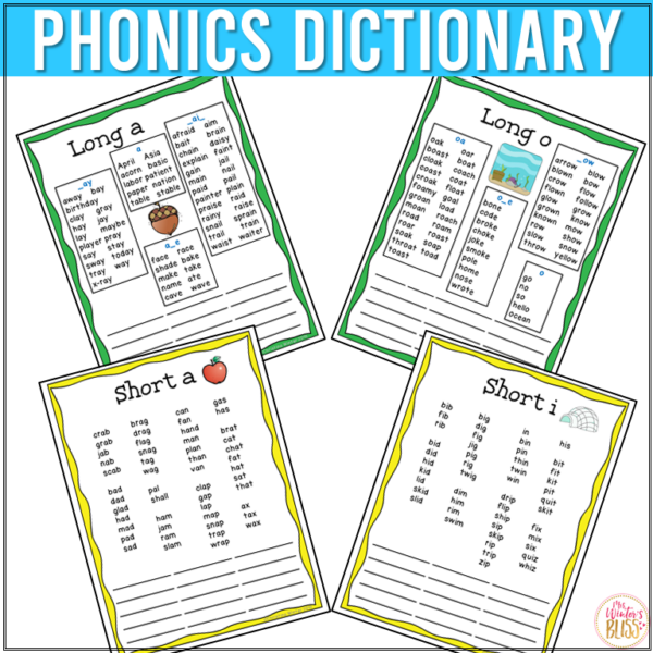 Vowel Anchor Charts - Lead in Literacy - Resources For Kindergarten ...