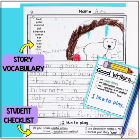 Winter Writing Prompts - printable & digital - Lead in Literacy ...