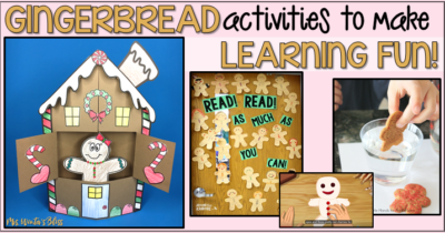 Gingerbread Man Activities to make Learning Fun! - Lead in Literacy ...