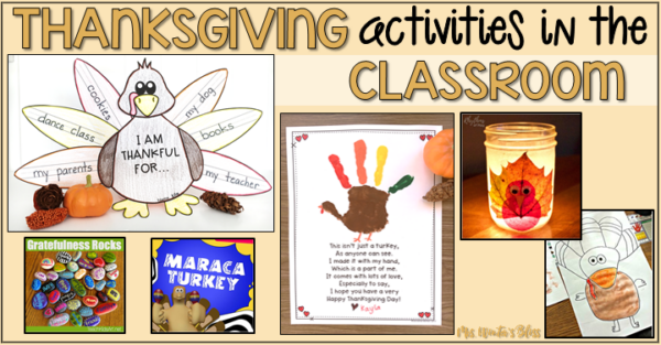 Thanksgiving Activities for Elementary Students - Lead in Literacy ...