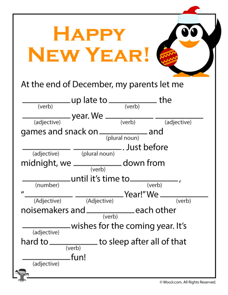 New Year's Activities for Kids - Lead in Literacy - Resources For ...
