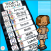 Daily Schedule Cards EDITABLE with times - Lead in Literacy - Resources ...