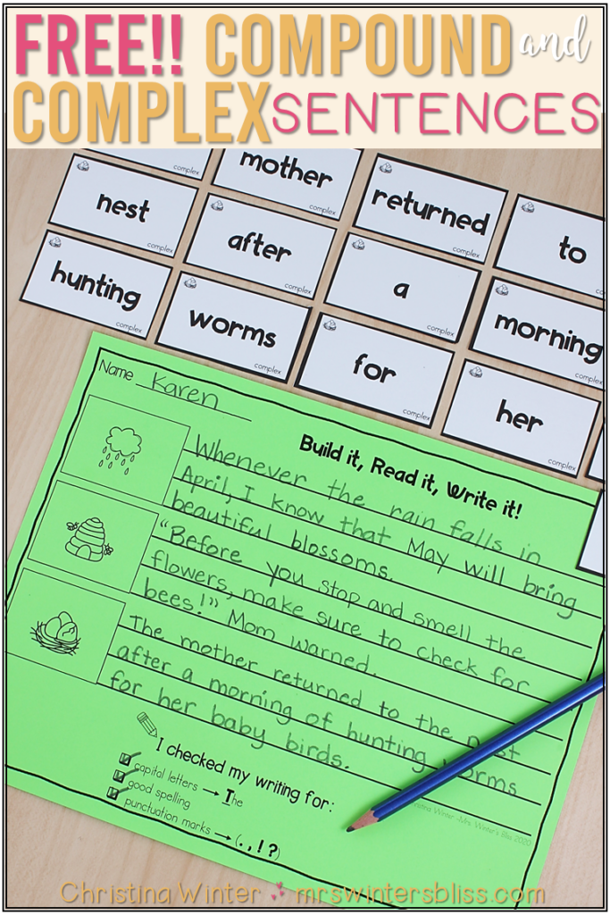 Sentence Building: A Differentiated Literacy Center - Lead in Literacy ...