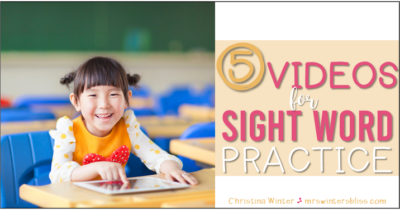 5 Videos for Sight Word Practice - Mrs. Winter's Bliss - Resources For ...