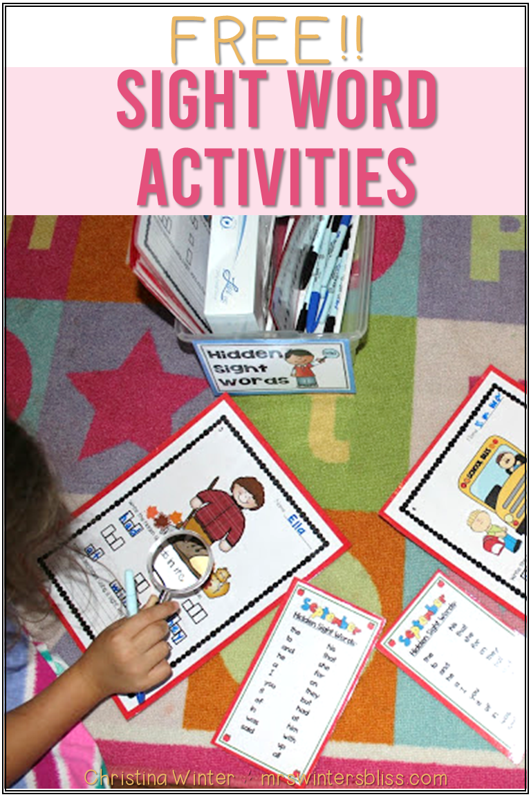 5 Videos for Sight Word Practice - Mrs. Winter's Bliss - Resources For ...