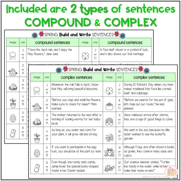 Sentence Building: A Differentiated Literacy Center - Lead in Literacy ...