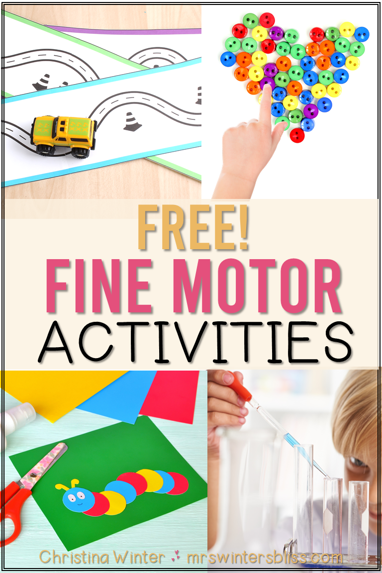 Simple Activities for Fine Motor Development - Mrs. Winter's Bliss ...