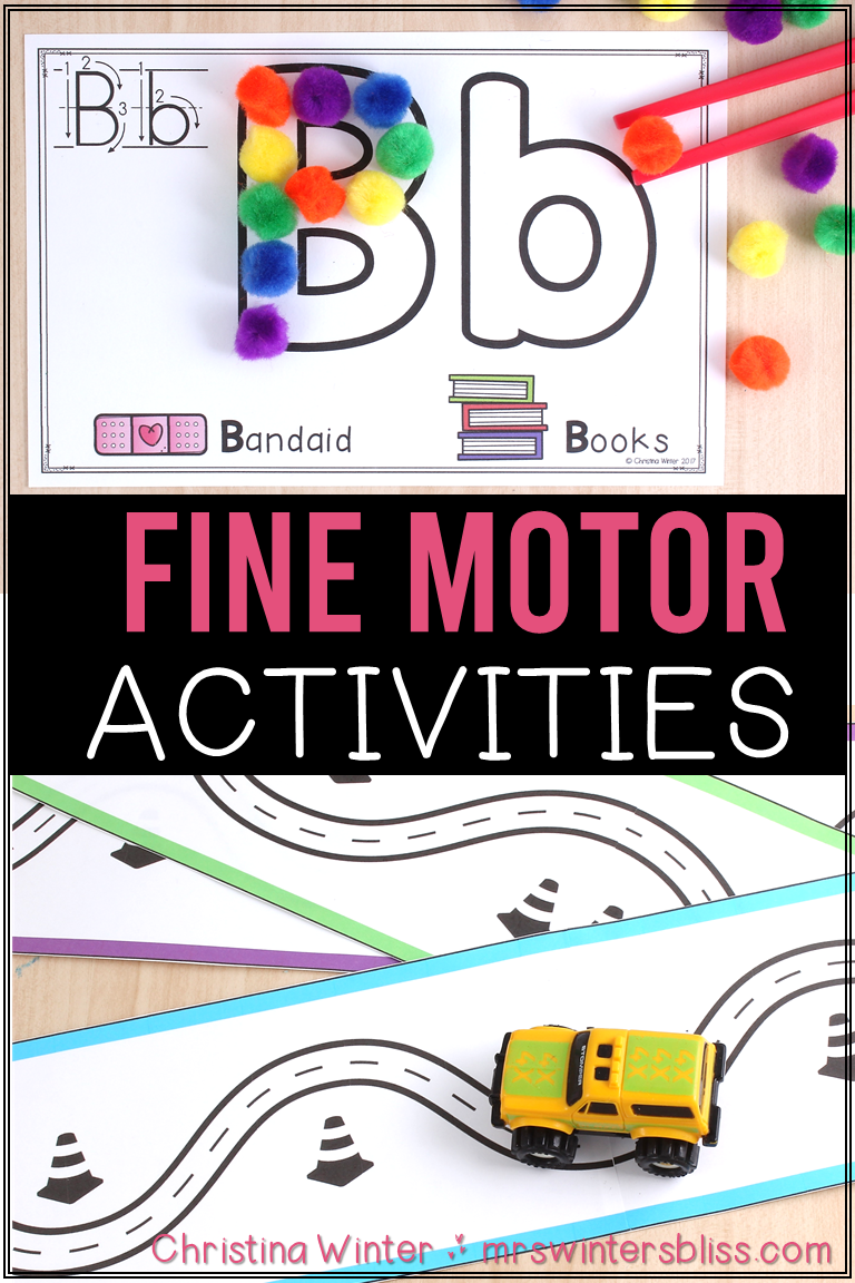 Simple Activities for Fine Motor Development - Mrs. Winter's Bliss ...