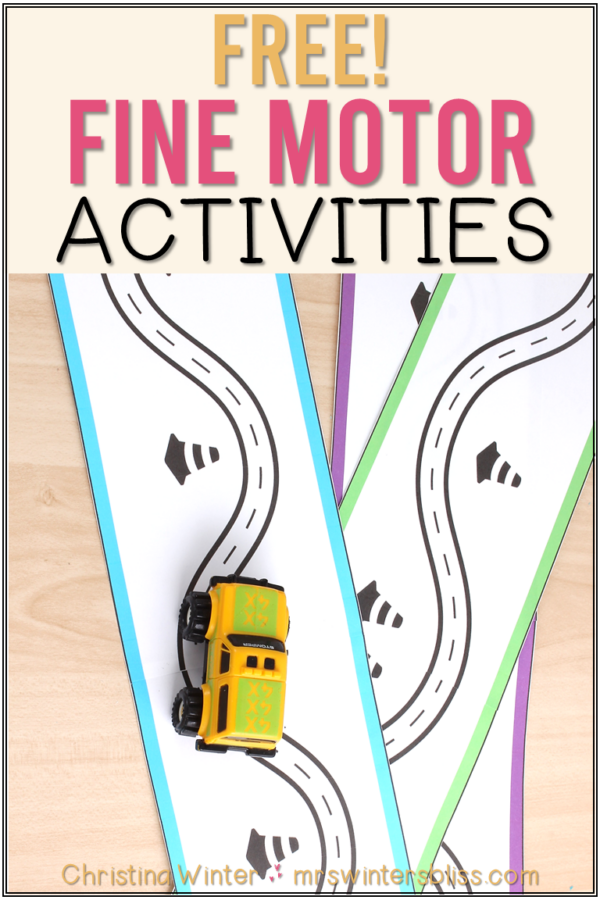 Simple Activities for Fine Motor Development - Mrs. Winter's Bliss ...