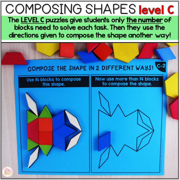 Math Logic Puzzles Composite Shapes - BUNDLE - Mrs. Winter's Bliss ...