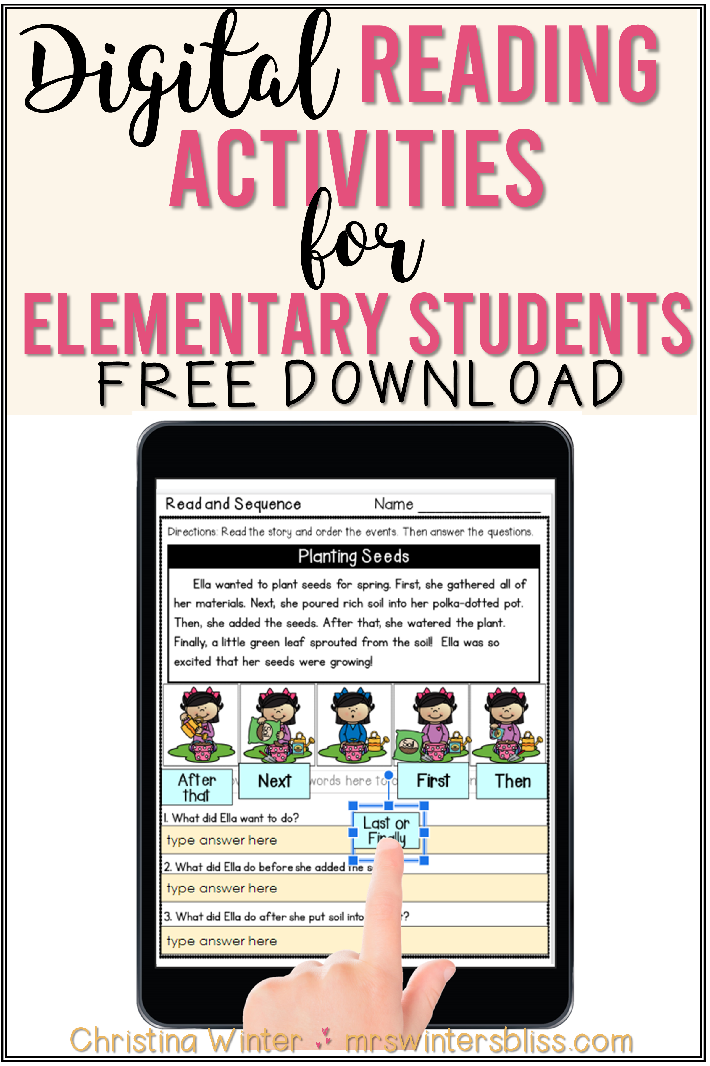 The Best Digital Reading Activities - Lead in Literacy - Resources For ...