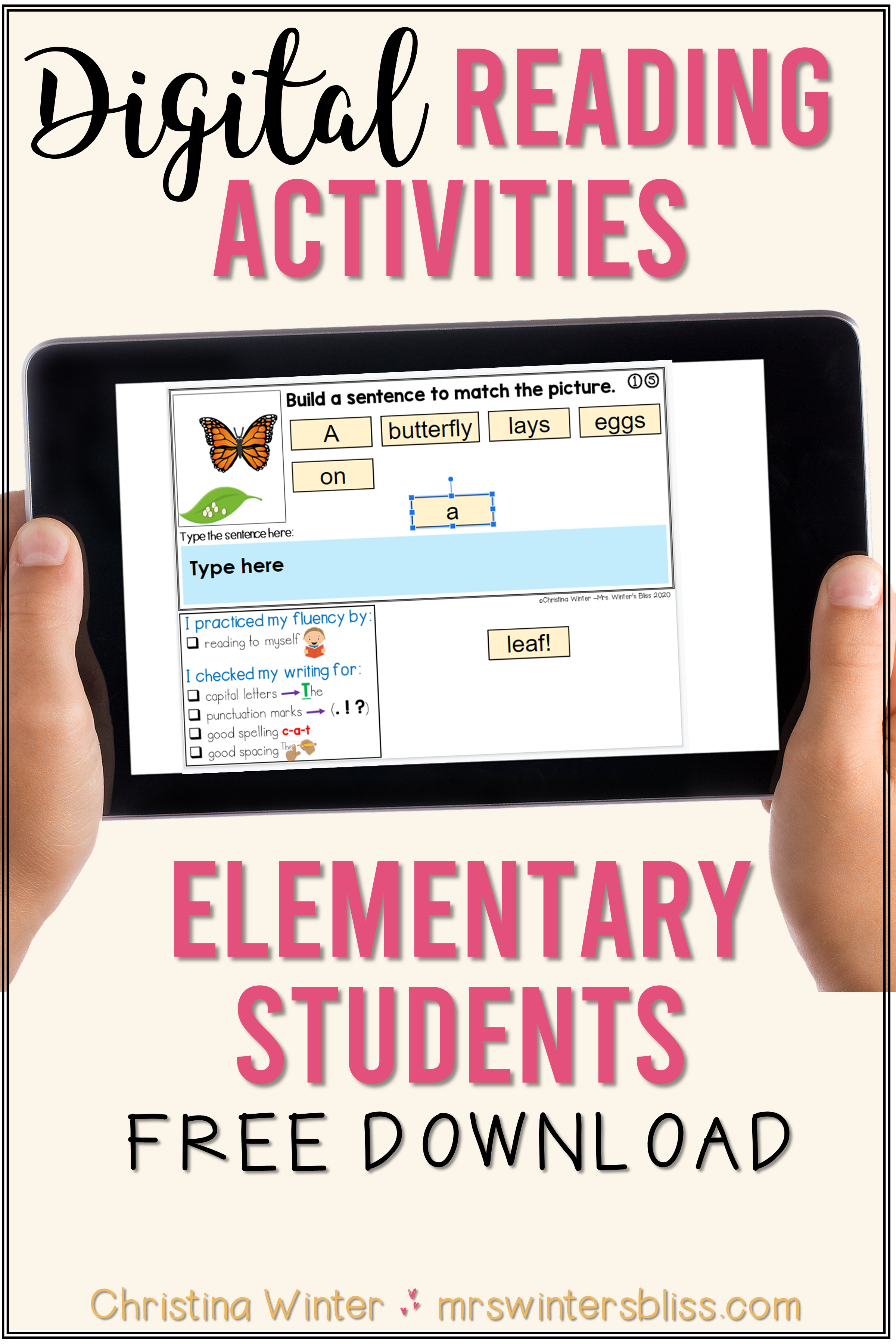 The Best Digital Reading Activities - Lead in Literacy - Resources For ...
