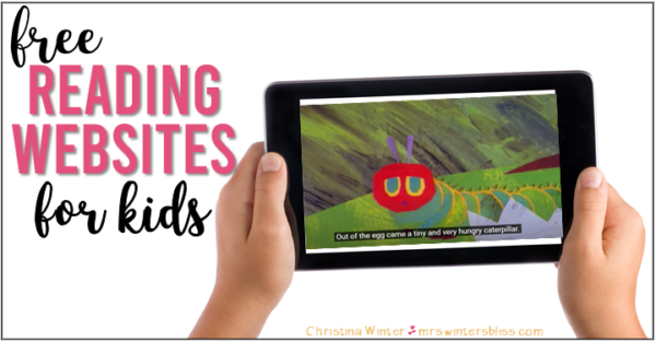 Free Reading Websites for Kids - Lead in Literacy - Resources For ...
