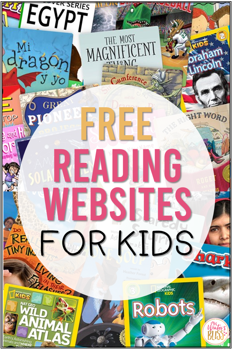 Free Reading Websites for Kids - Lead in Literacy - Resources For ...