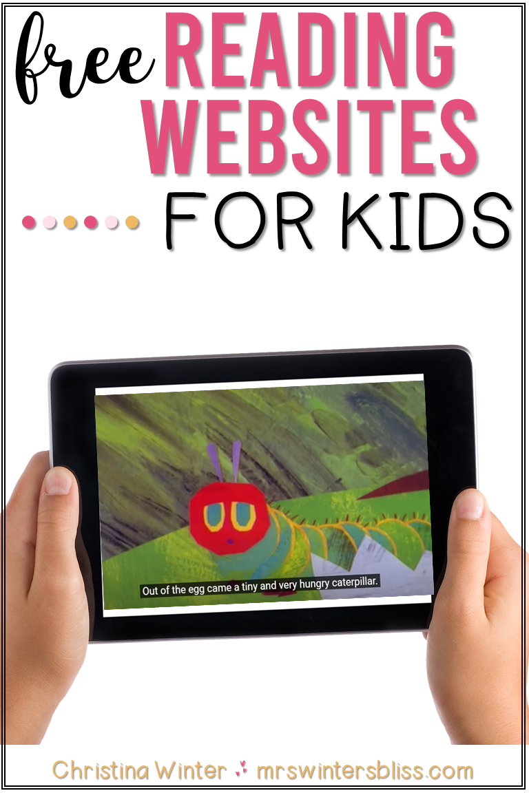 Free Reading Websites for Kids - Lead in Literacy - Resources For ...