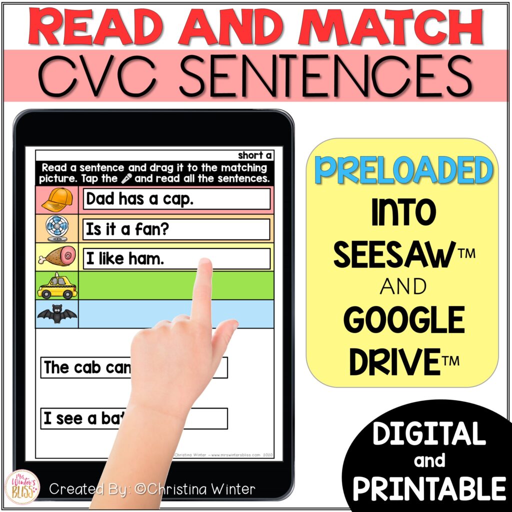 Kindergarten Bundle of Literacy Centers - Mrs. Winter's Bliss ...