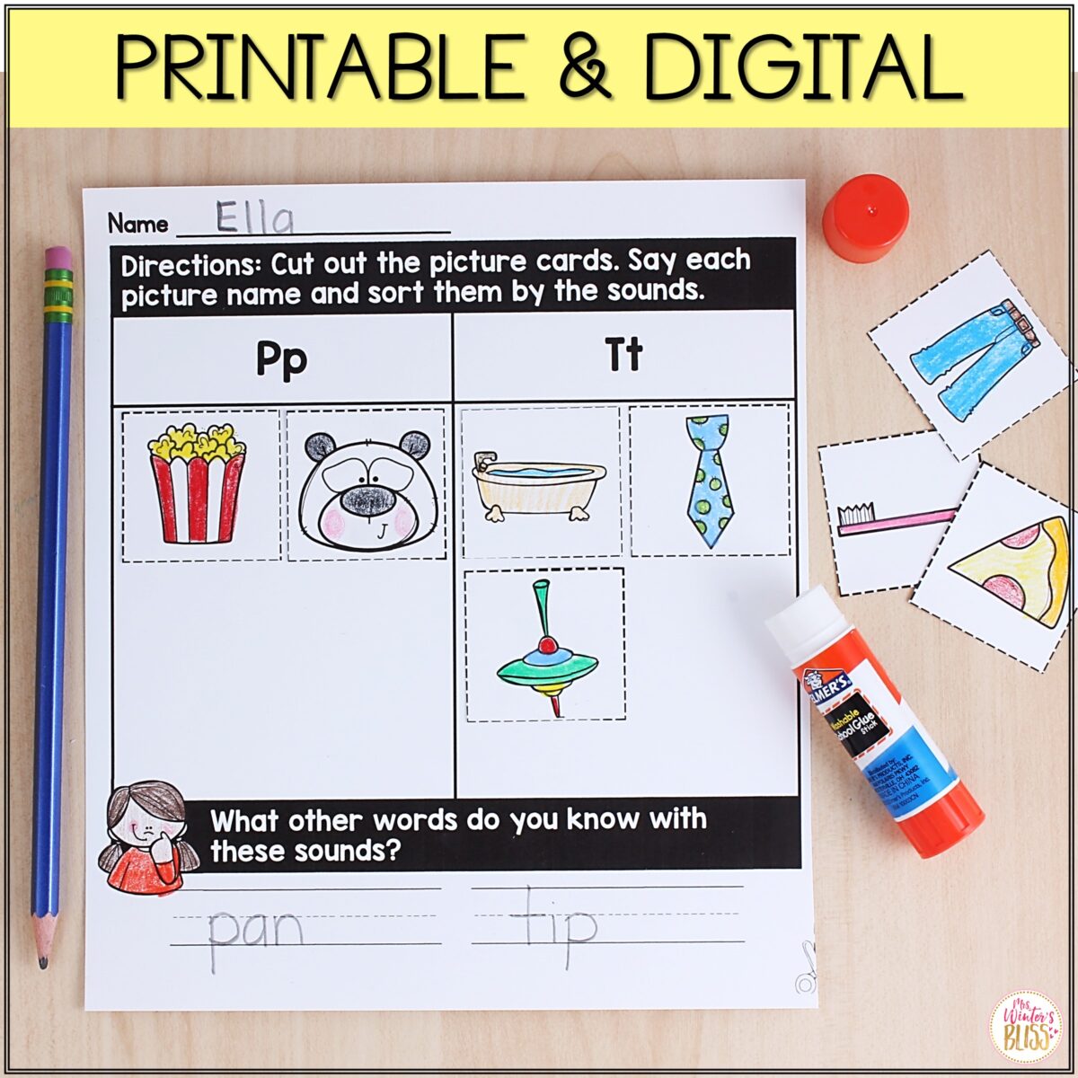 Beginning Sounds Alphabet Sort - Google Slides, Seesaw, & worksheets ...