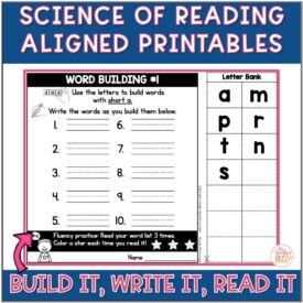 FREE Phonics Word Building - Printables + premade Seesaw & Google ...