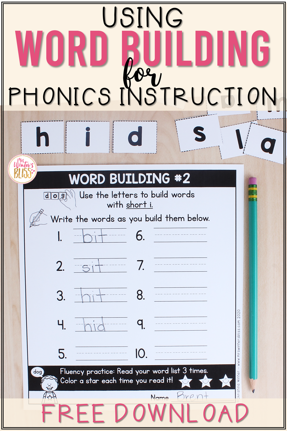 The Best Word Building Phonics Activities - Lead in Literacy ...