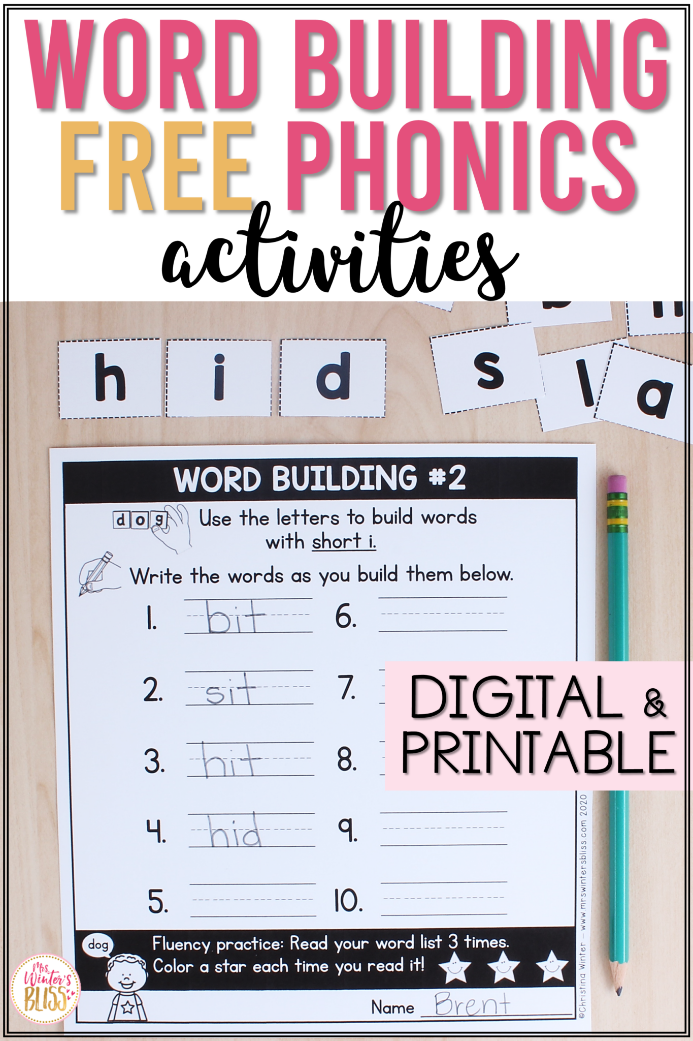 The Best Word Building Phonics Activities - Lead in Literacy ...