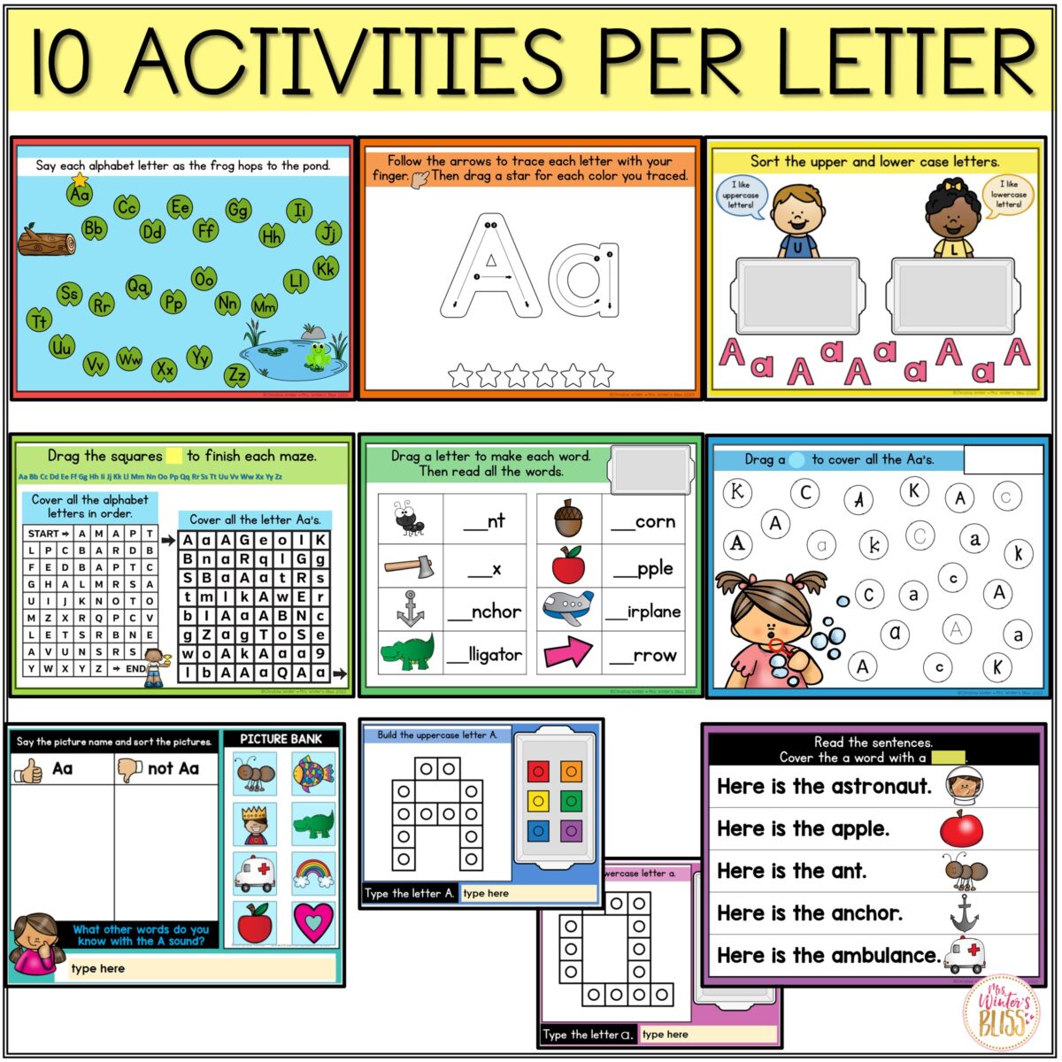 Tips and Activities for Teaching Alphabet Recognition - Lead in ...