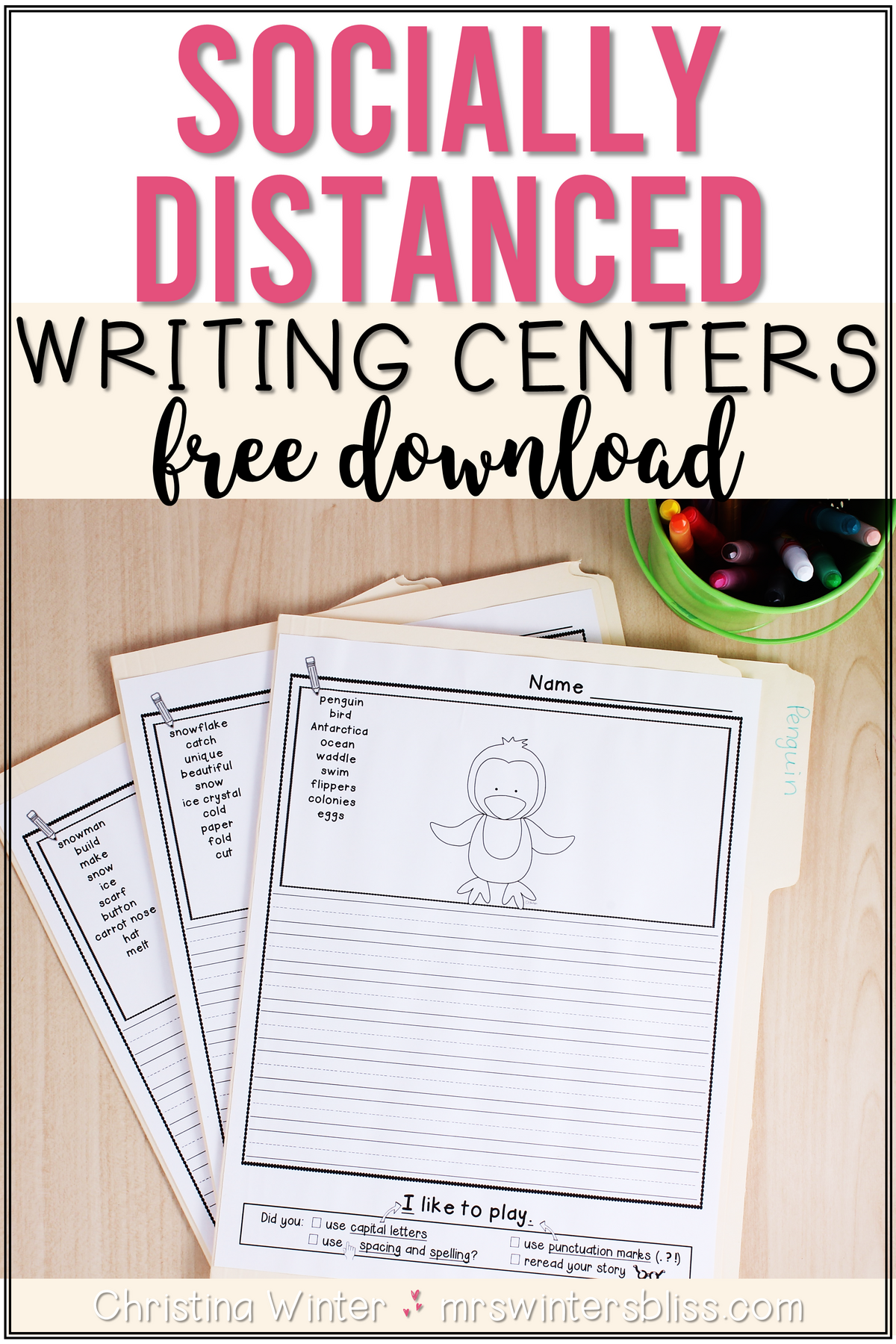 Socially Distanced Writing Centers - Lead in Literacy - Resources For ...