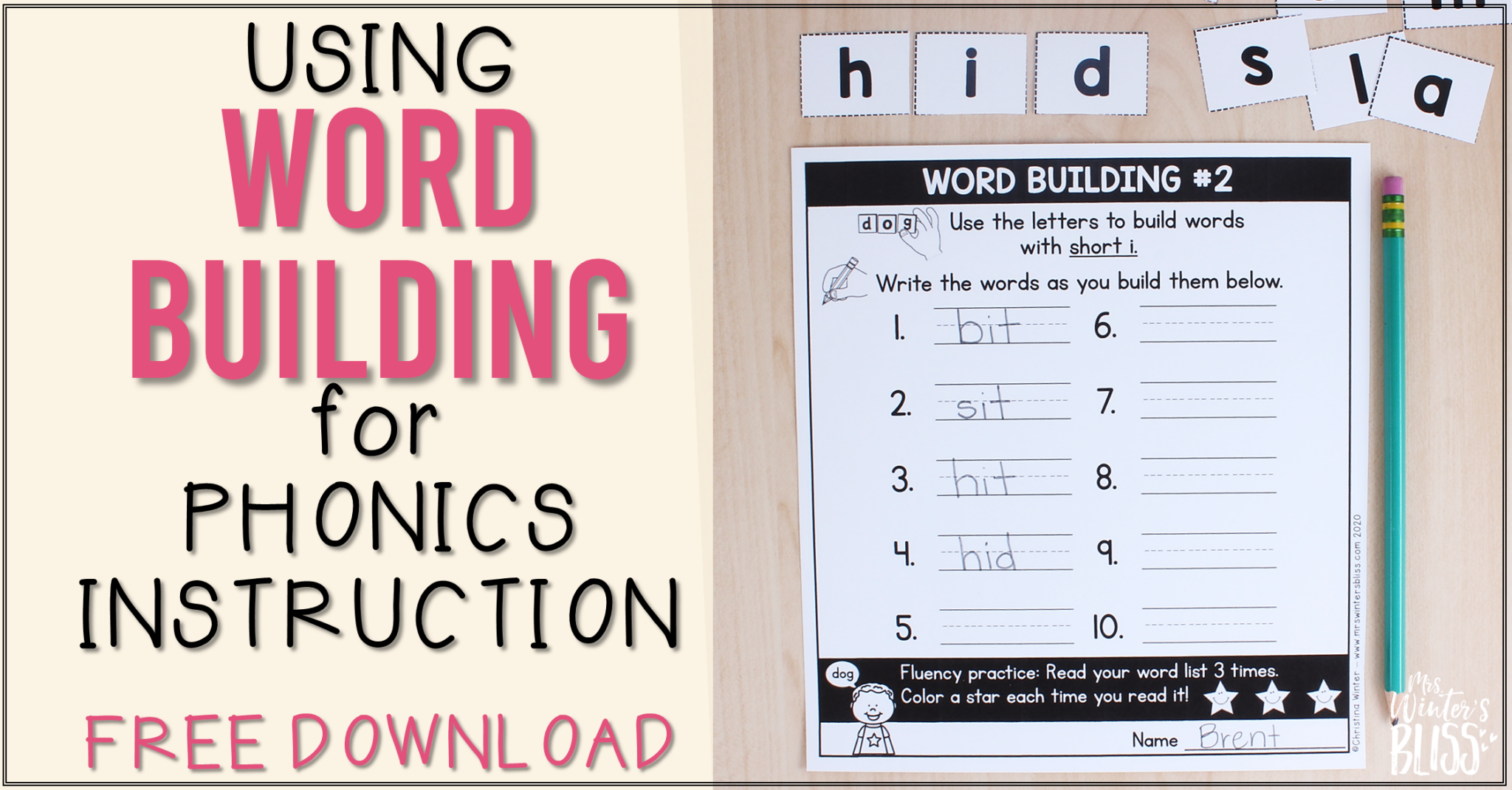 The Best Word Building Phonics Activities - Lead in Literacy ...
