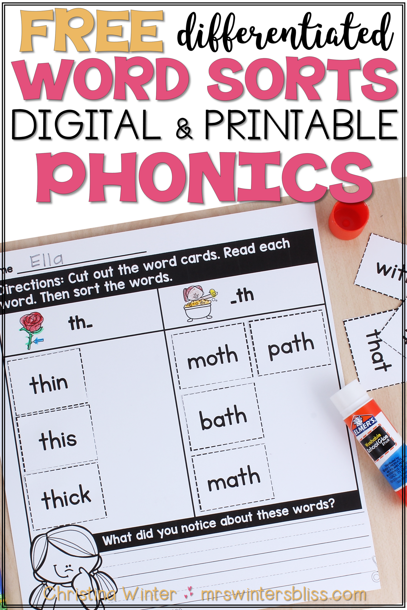 Using Word Sorts for Phonics Instruction - Lead in Literacy - Resources ...