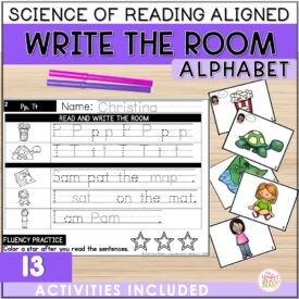 Write the Room - Decodable Alphabet Sentences & Handwriting practice ...