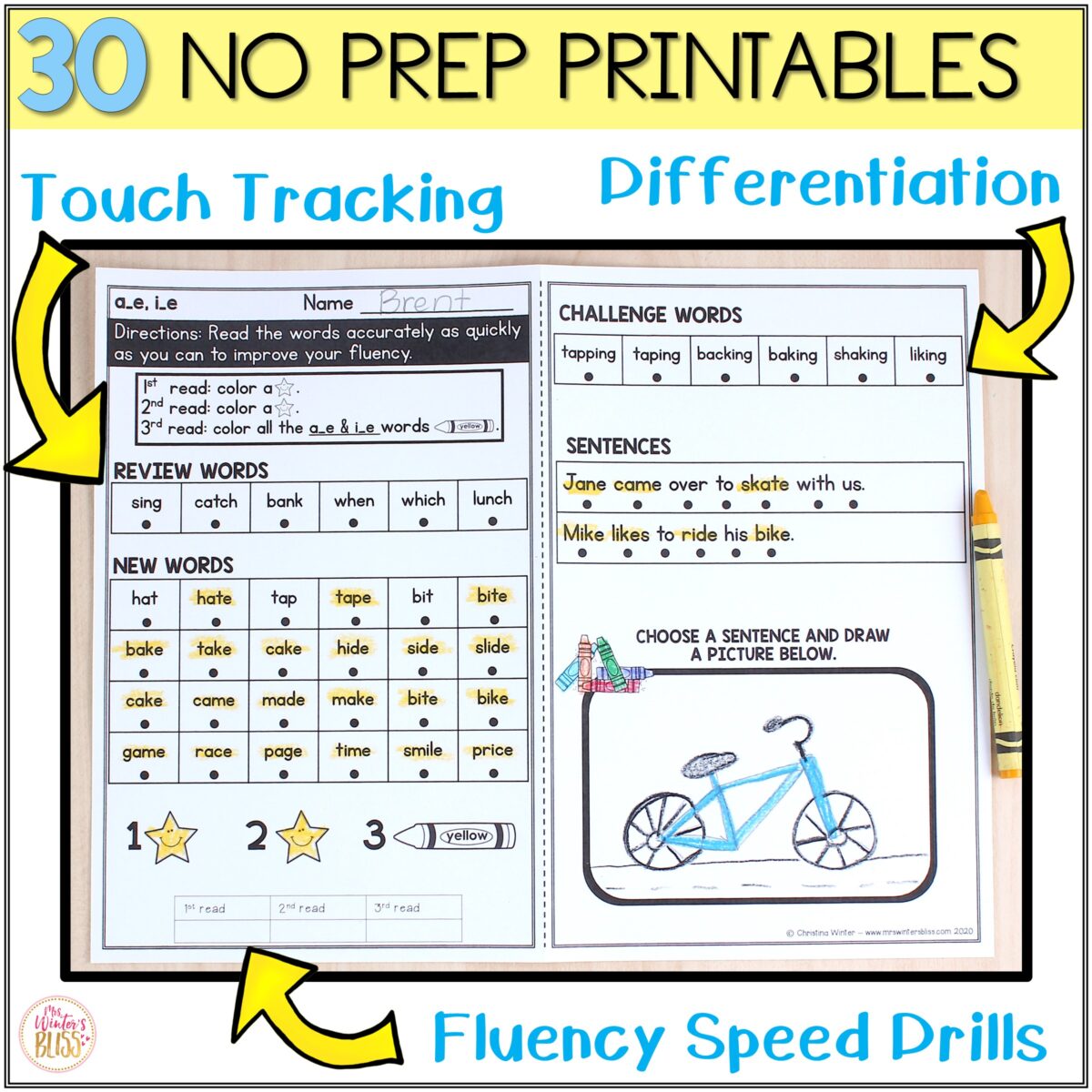 Fluency Builders - Word Blending Activities - Lead in Literacy ...