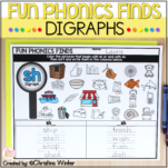 Digraph Phonemic Awareness Activities - Digraph Phonics Activities ...