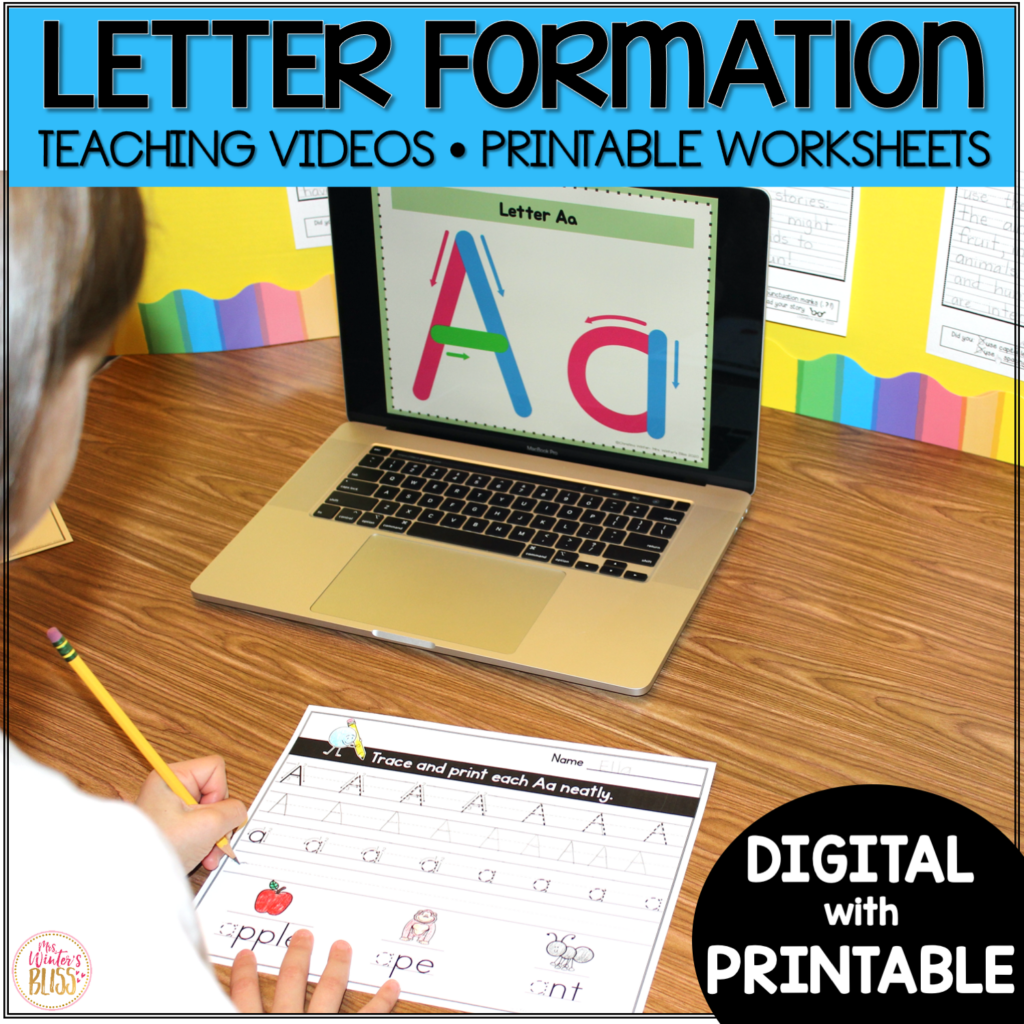 Letter & Number Formation - Alphabet & Number Tracing Worksheets with ...