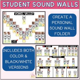 Phoneme Sound Wall with Mouth Articulation Photos - science of reading ...