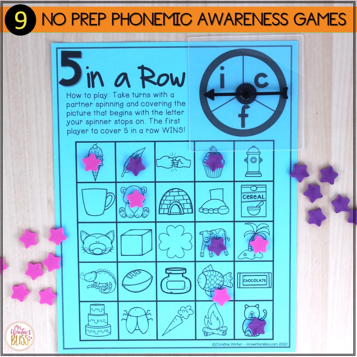 Phonemic Awareness Activities - Beginning Sound Worksheet Games - Lead ...