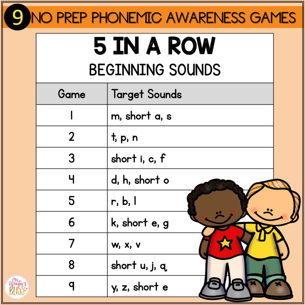 Phonemic Awareness Activities - Beginning Sound Worksheet Games - Lead ...
