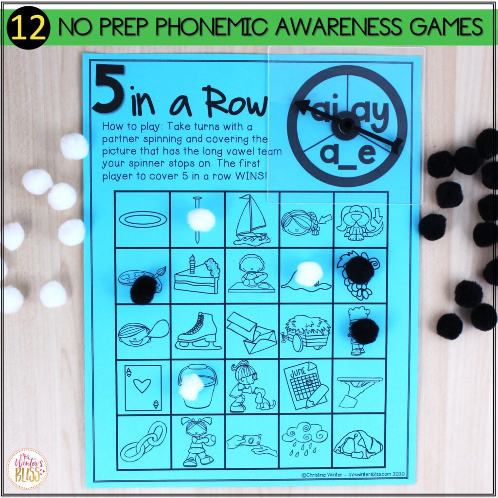 Phonemic Awareness Activities - Blends and Digraphs Worksheet Games ...