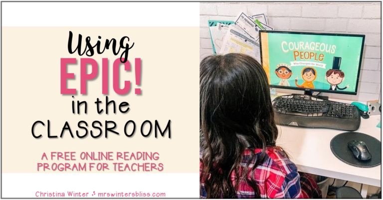 Using Epic Books in the Classroom - Lead in Literacy - Resources For ...