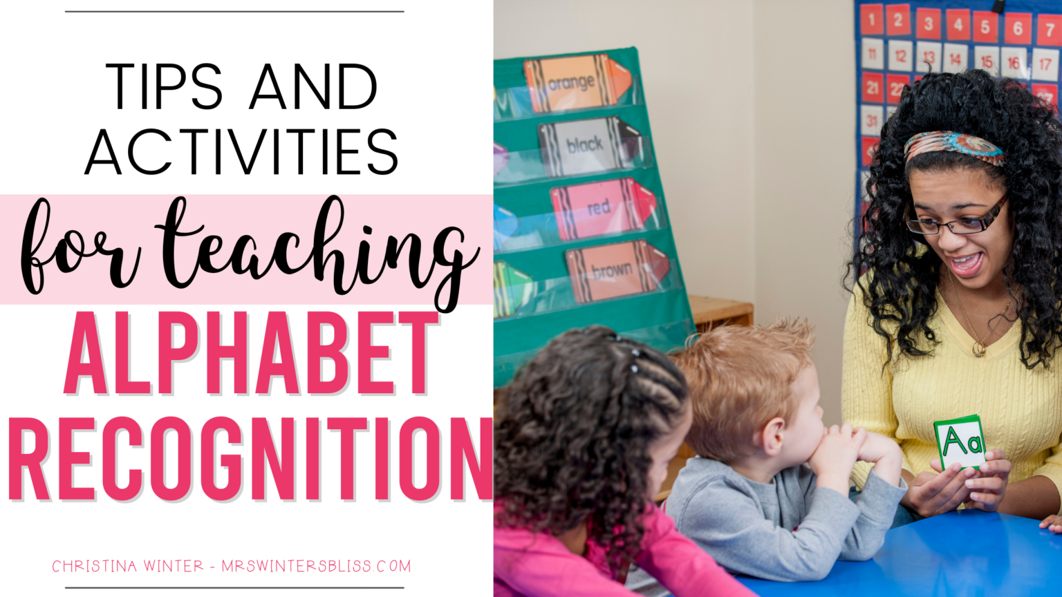 Tips and Activities for Teaching Alphabet Recognition - Lead in ...