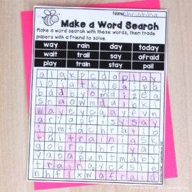 Free Spelling Activities - Lead in Literacy - Resources For ...