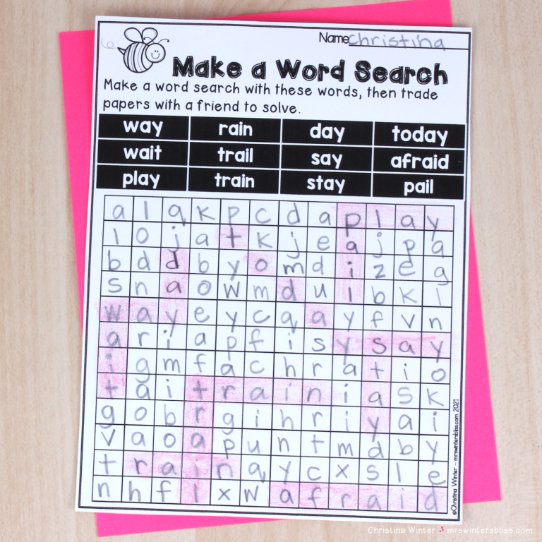 Free Spelling Activities - Lead in Literacy - Resources For ...