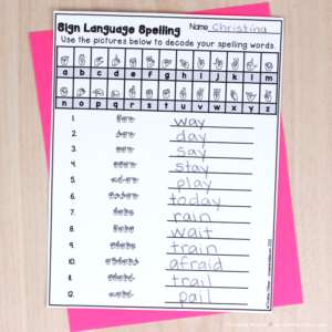 Free Spelling Activities - Lead in Literacy - Resources For ...