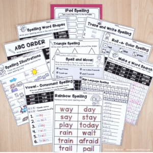 Free Spelling Activities - Lead in Literacy - Resources For ...