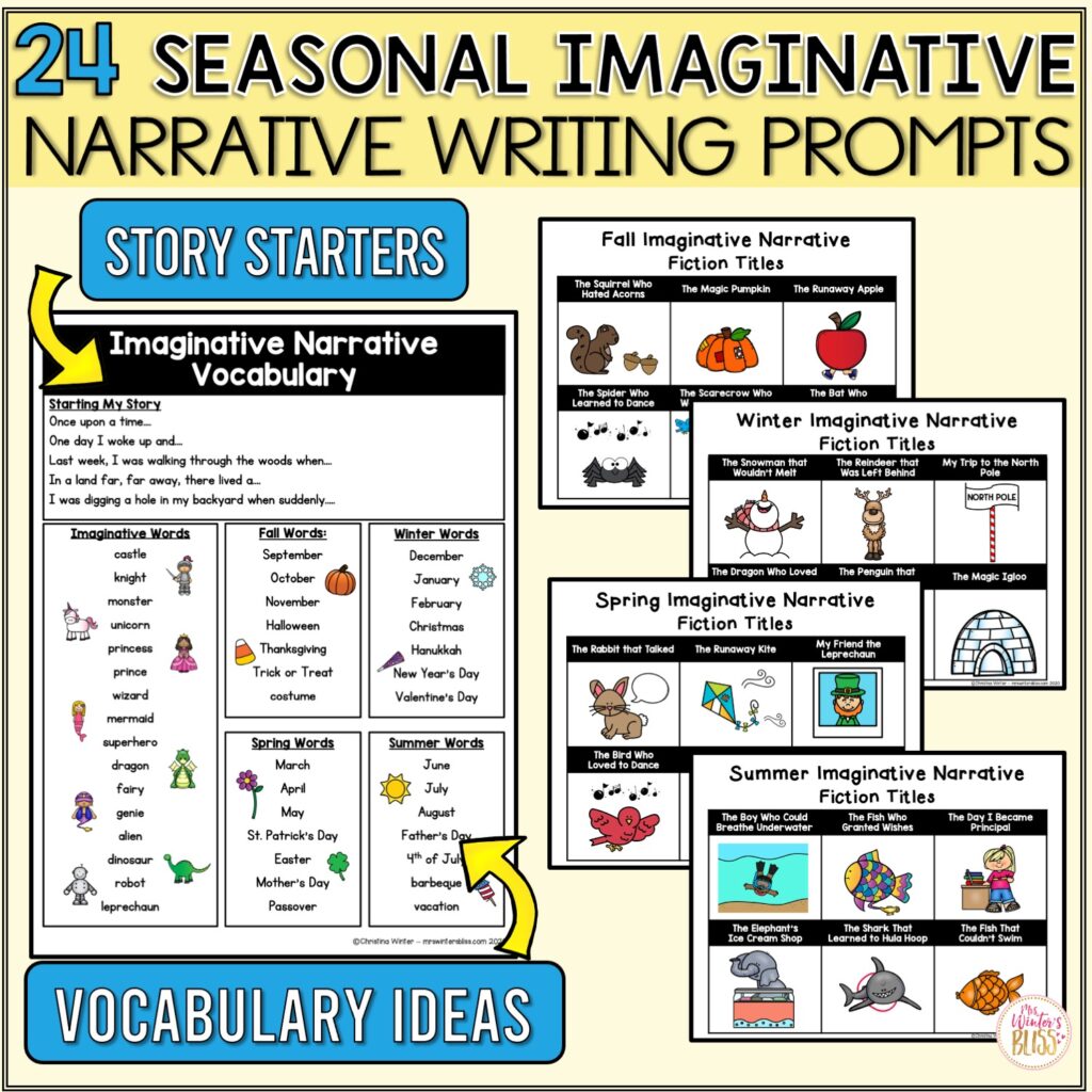 1st Grade Narrative Opinion Informative Writing Bundle - digital ...