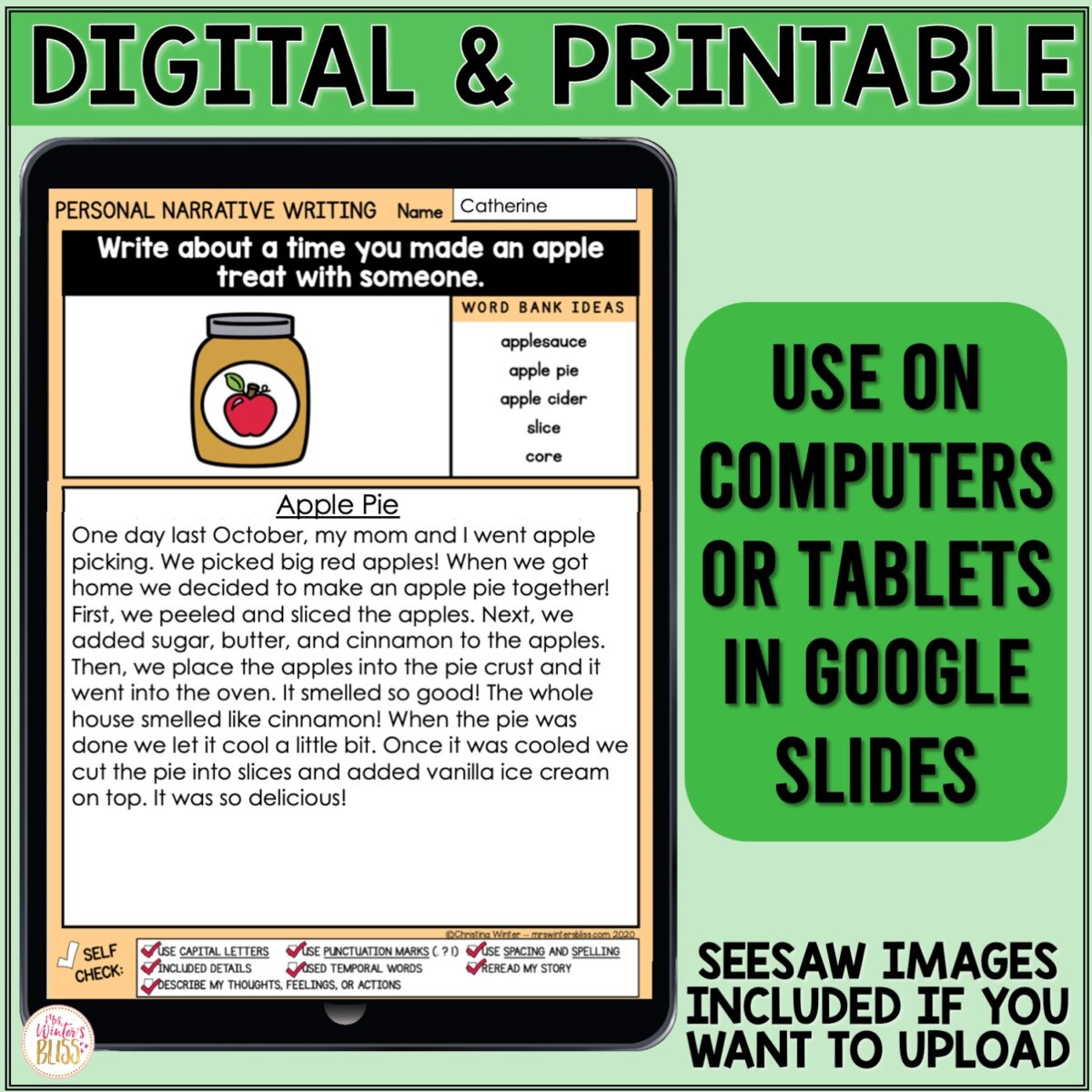2nd Grade Narrative Opinion Informative Writing Bundle - digital ...