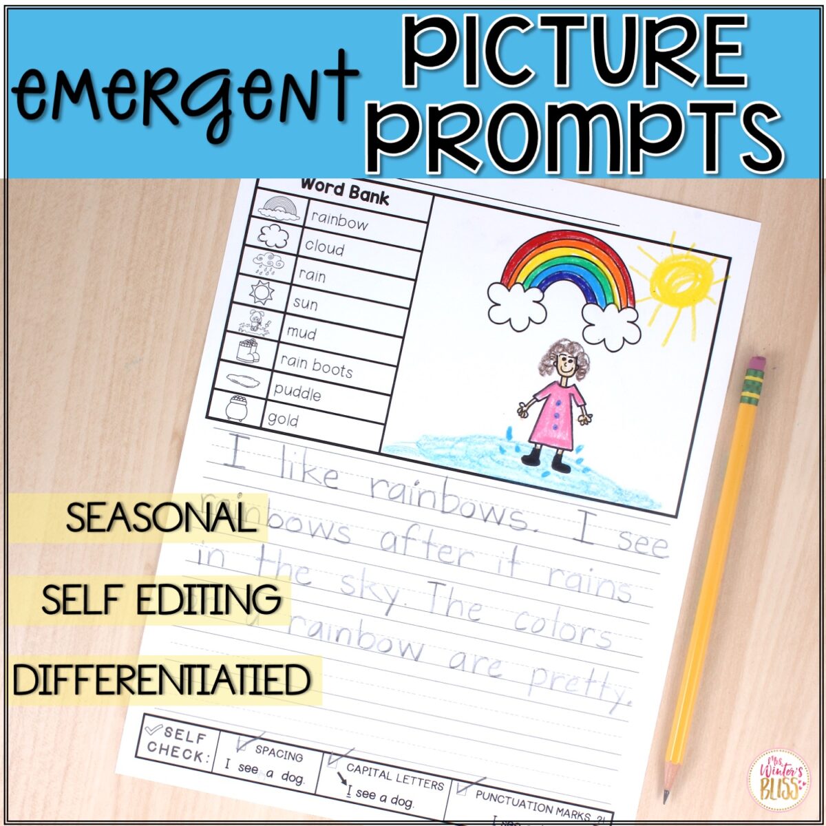 Writing Picture Prompts - Lead in Literacy - Resources For Kindergarten ...