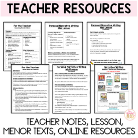 How to Teach Narrative Writing - Lead in Literacy - Resources For ...